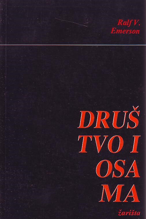 Ralf V.Emerson - Društvo i osama - Antikvarijat Ramajana